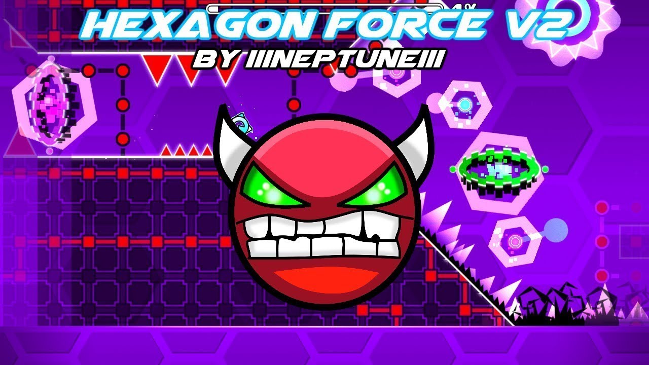 Hexagon Force v2 100% Пройден! | Geometry Dash - YouTube