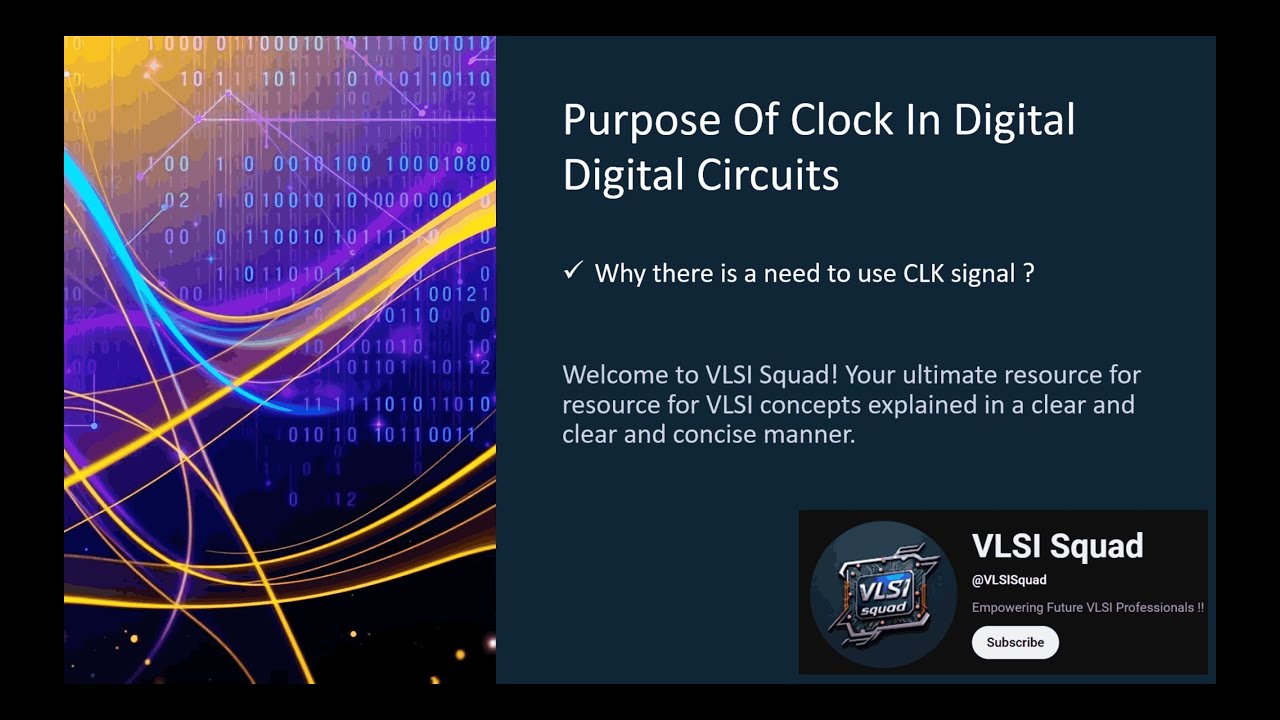 Purpose Of Clock In Digital Circuits | VLSI Placements | Clock Signal ...