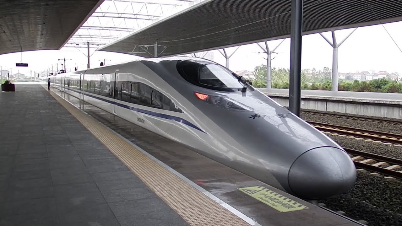 [CRH061]CRH380A Train No.G313 Departing Jingzhou Station G313次荊州発車 ...