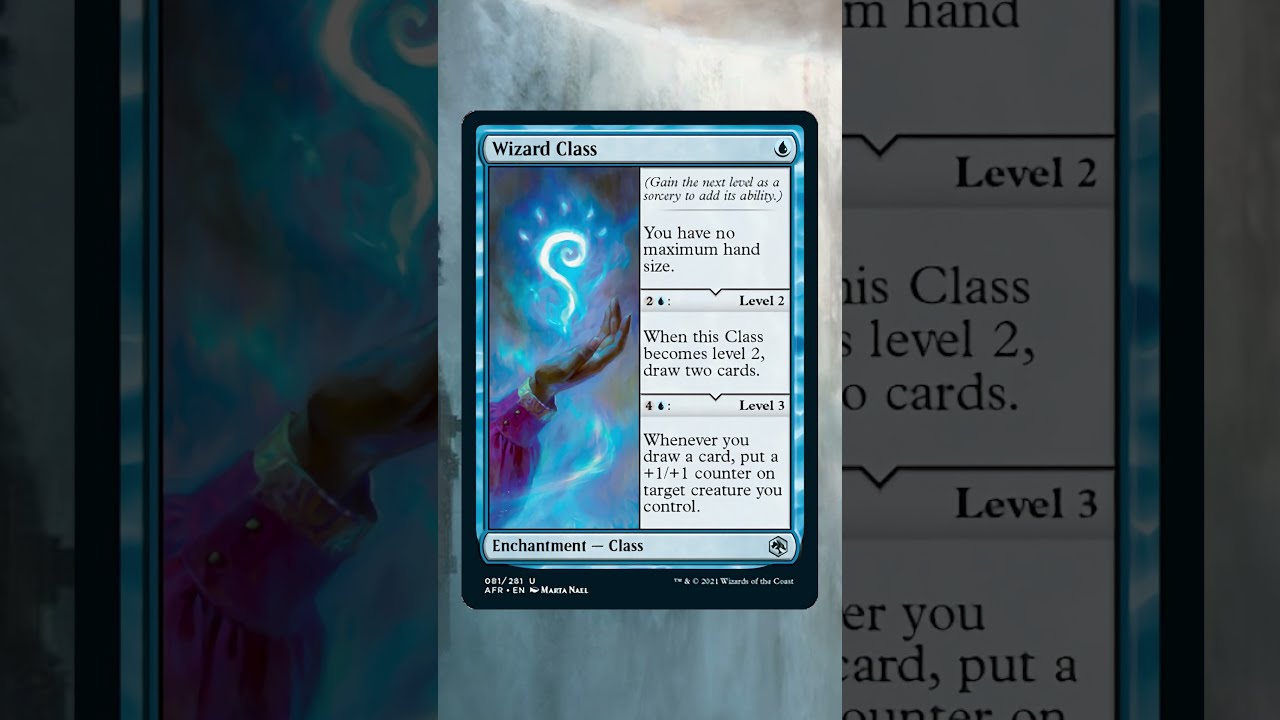 Draw Your Deck With Wizard Class | MTG #Shorts | Historic, Modern ...