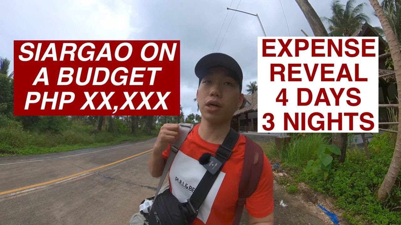 (2023) TRAVEL TO SIARGAO PHILIPPINES ON A BUDGET | EXPENSE BREAKDOWN ...