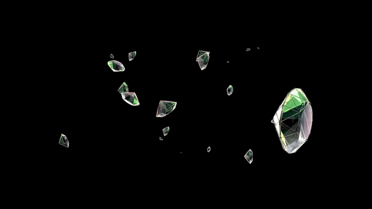 Diamonds Falling background video - YouTube