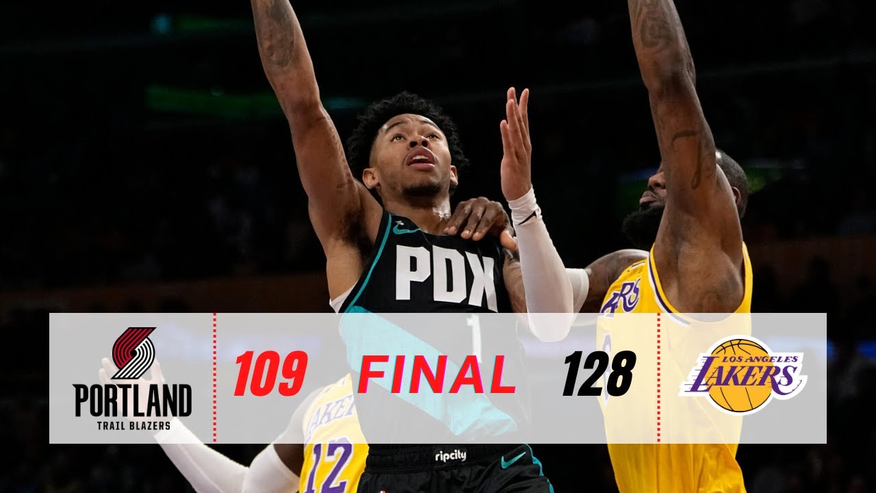 PORTLAND VS LAKERS Highlights | Nov 30 | 2023 NBA Season - YouTube