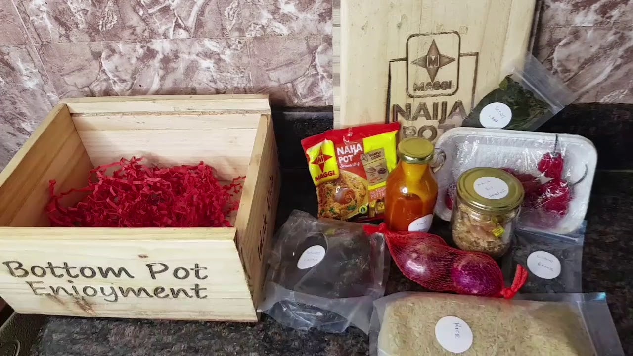 MAGGI NAIJA POT - #BOTTOMPOTENJOYMENT WITH WHITE RICE AND EFO RIRO ...
