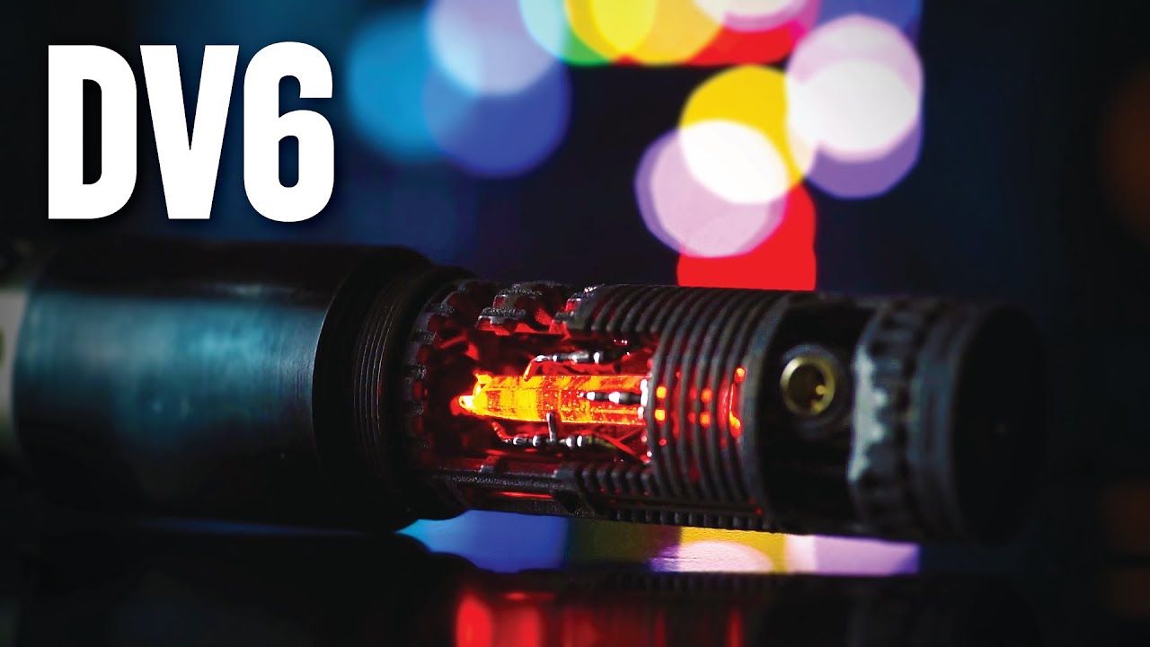Darth Vader DV6 Custom Lightsaber Build Part 2 - YouTube