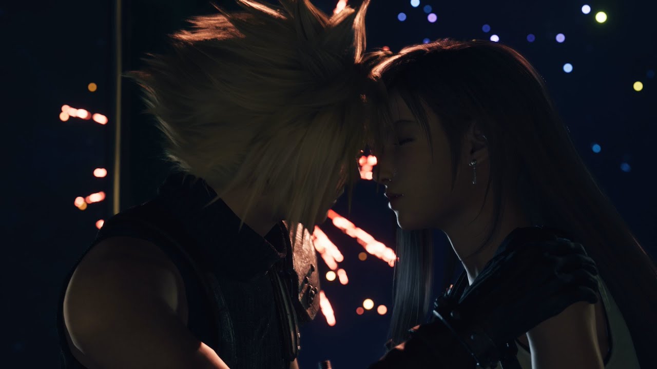 Final Fantasy VII Rebirth | Cloud y Tifa se besan | Escena - YouTube