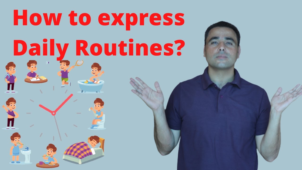 Spoken English #007| How to express Daily Routines in English| English ...