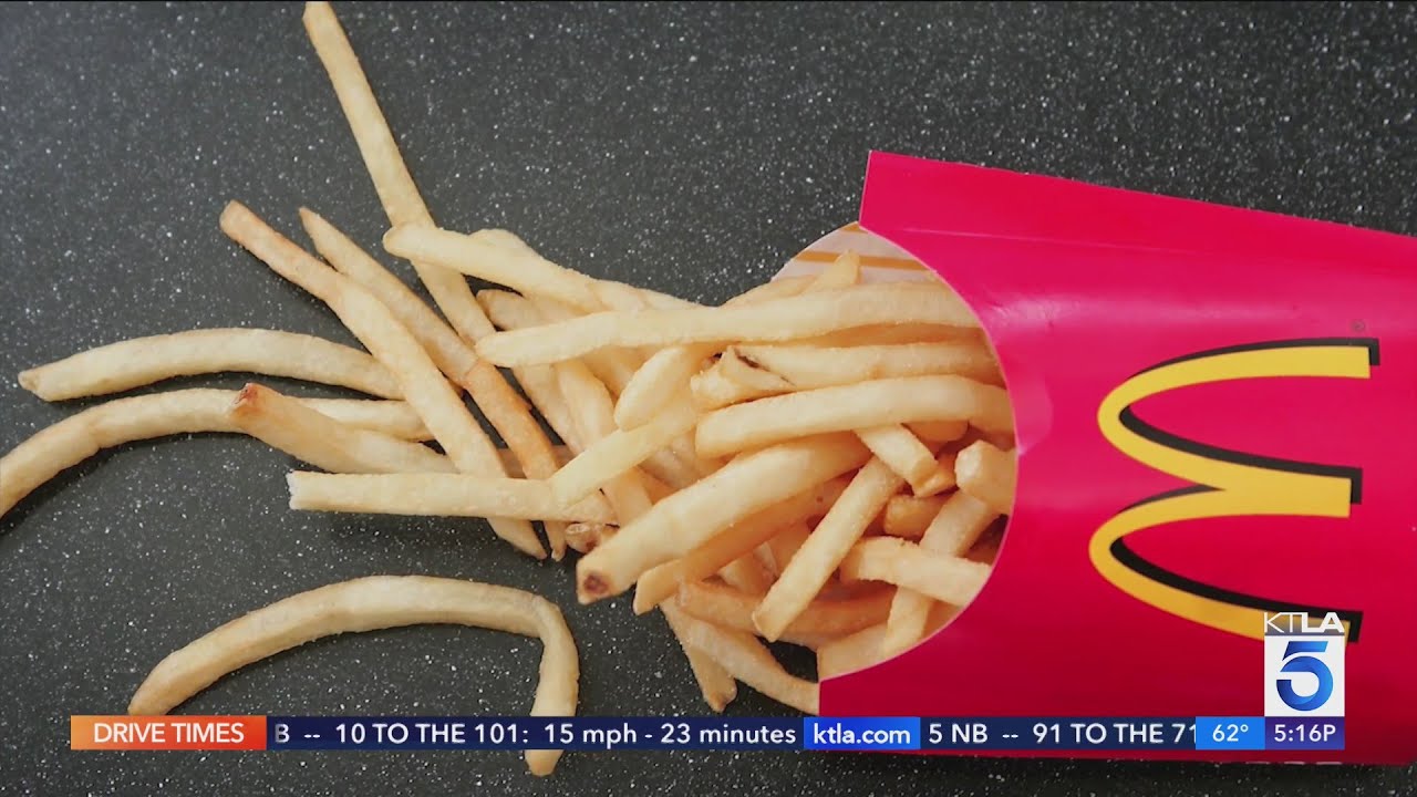 Some vegans upset McDonalds fries cooked in beef flavoring - YouTube