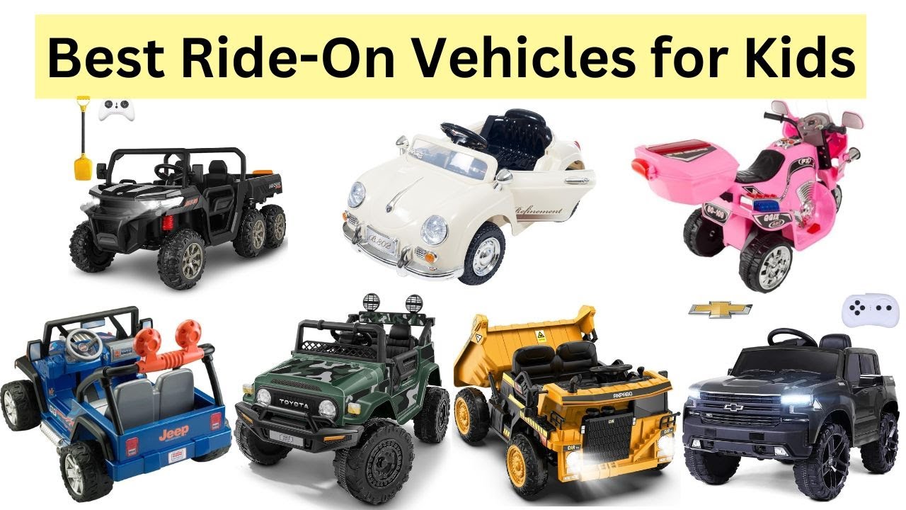 Best Ride-On Vehicles for Kids - YouTube