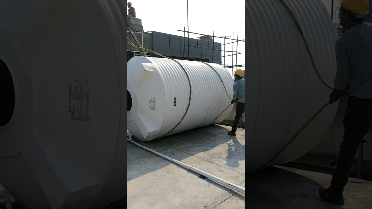 10000 Liter Sintex Water Tank Installation I HDPE Water Tank I 10000 ...
