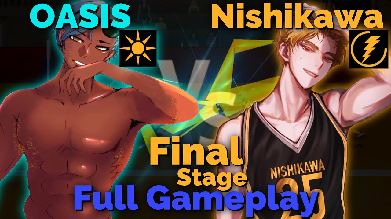The Spike Volleyball !! 3x3 !! OASIS Vs Nishikawa !! Final Stage Full ...