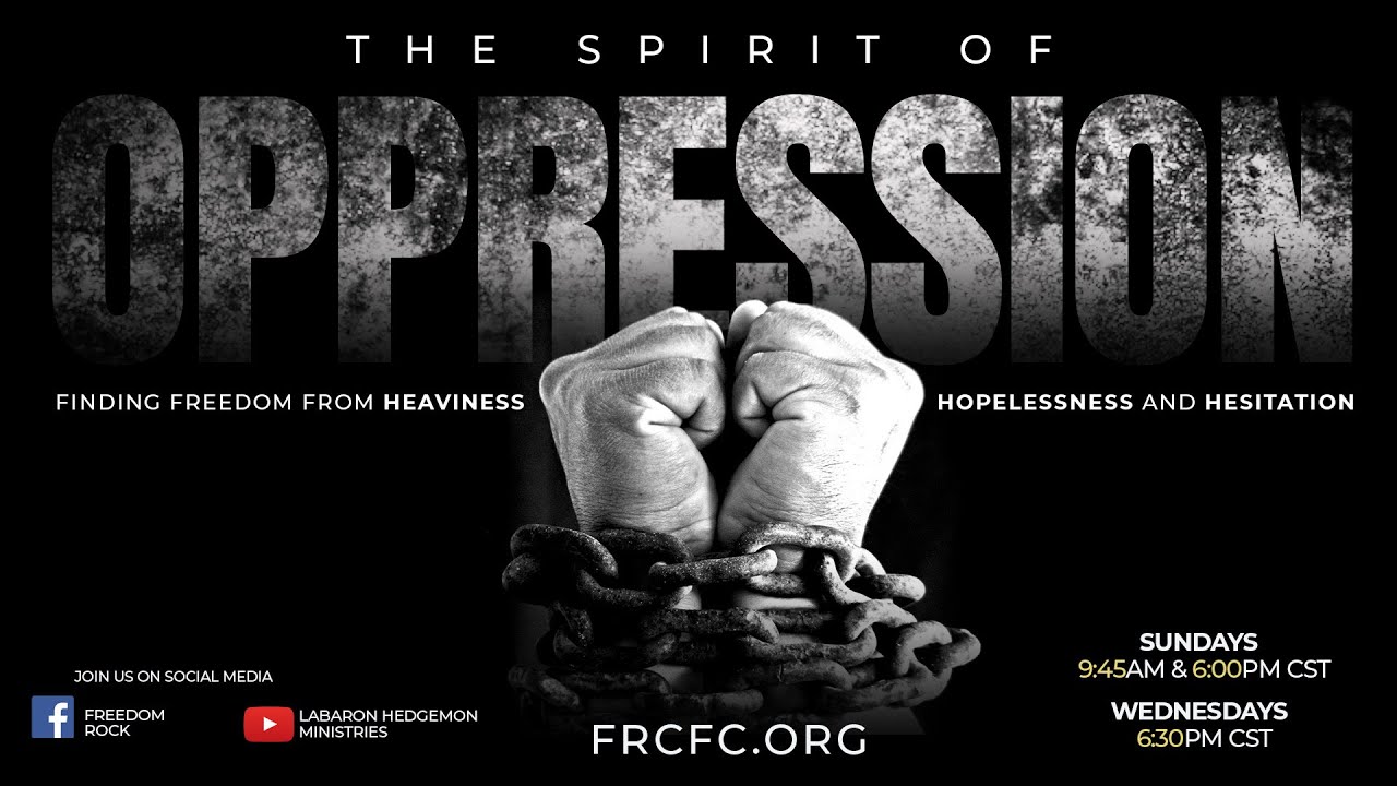 Sunday Service 010 10 2020 The Spirit of Oppression - YouTube
