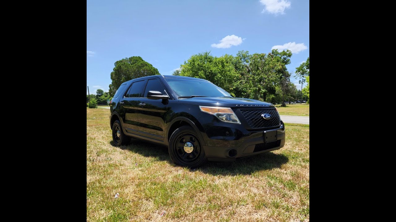 2014 Ford Explorer Police Interceptor AWD • promasautosales.com - YouTube