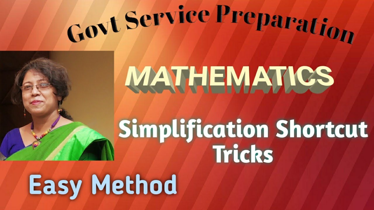 Simplification Tricks,Simplification shortcut tricks,Mathematics - YouTube