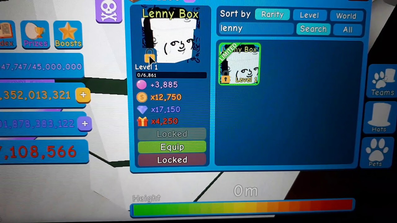 Getting the Lenny Box in bgs! (I was in school) - YouTube