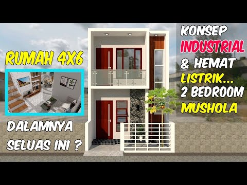 Ide Rumah 4x6 Yang Wajib Anda Tonton - 2 Kamar Tidur