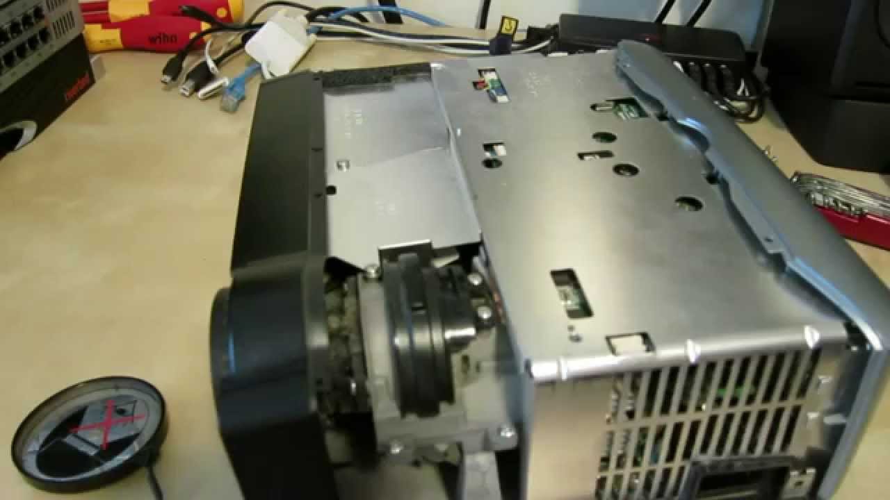 Optoma EP716 DLP Projector Partial Teardown and Cleaning - YouTube
