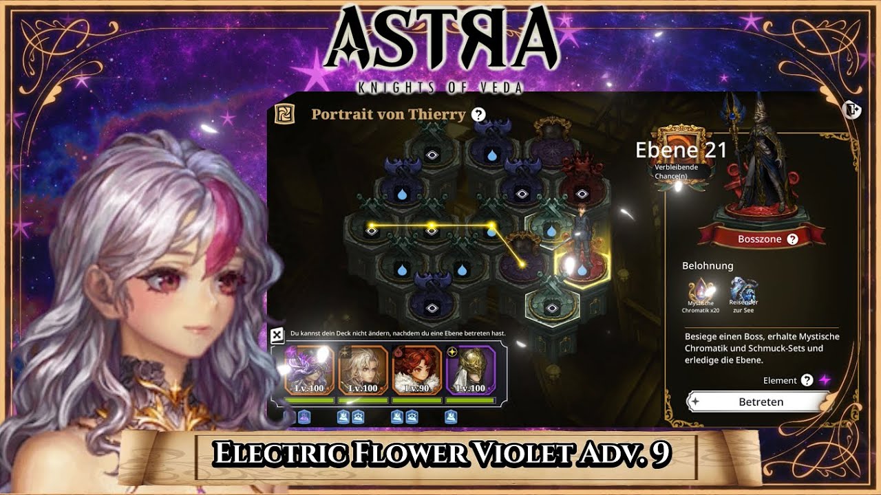 ASTRA: Knights of Veda - Electric Flower Violet Adv. 9 - YouTube
