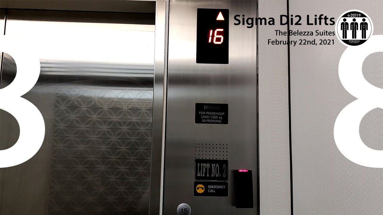 Sigma Traction Lifts / Elevators at The Bellezza Suites, Jakarta - YouTube