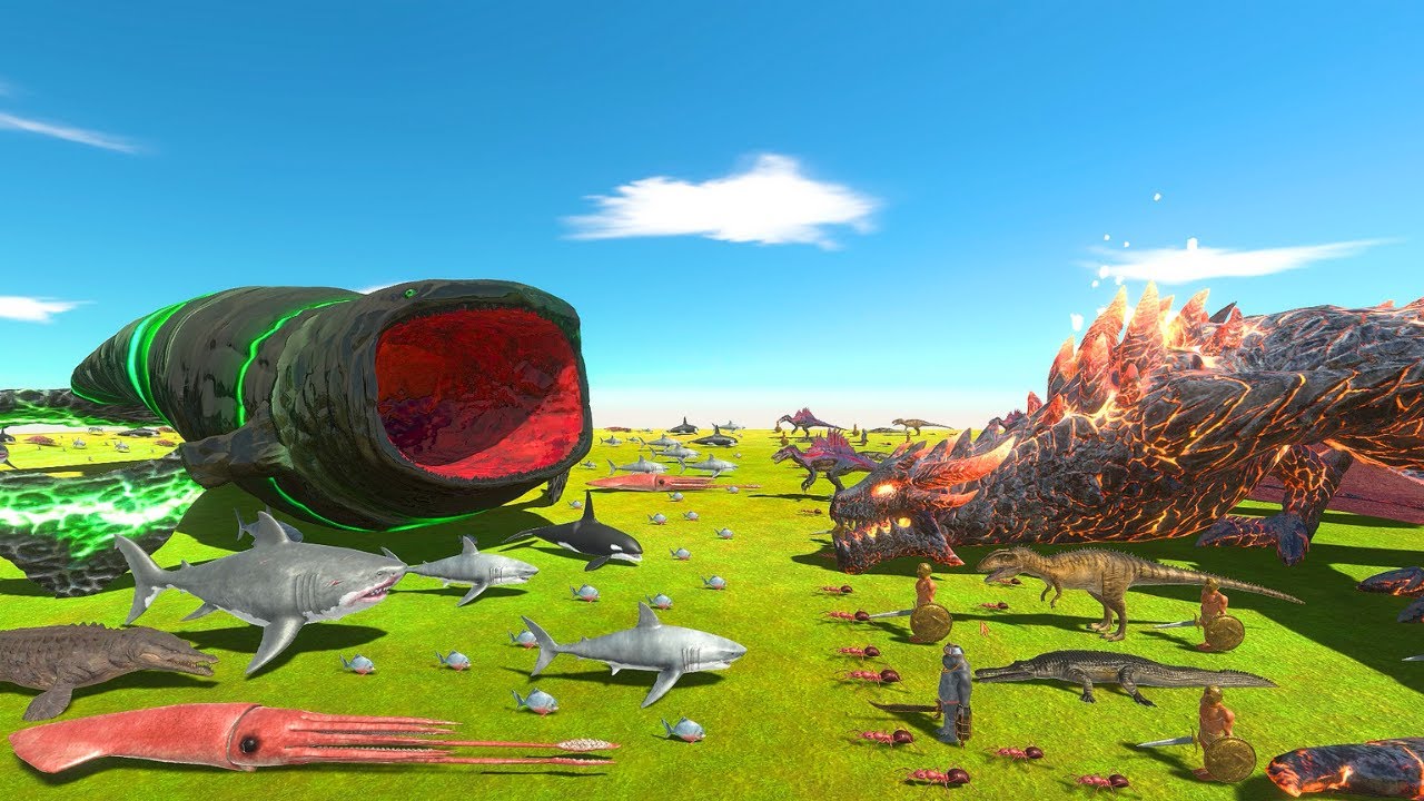 Bloop or Lava Dragon | Who is The Boss? - Animal Revolt Battle ...