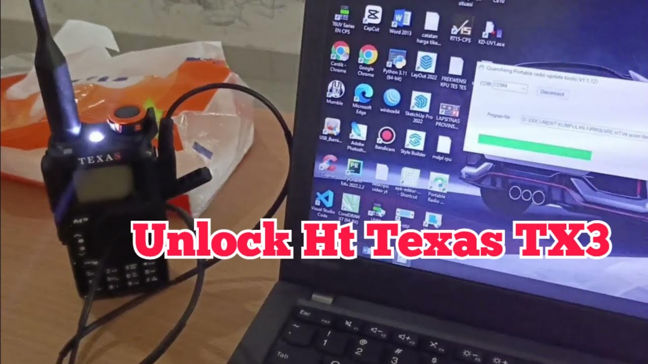Unlock Ht Texas Tx3 agar lebar Rentang Frekwensinya - YouTube
