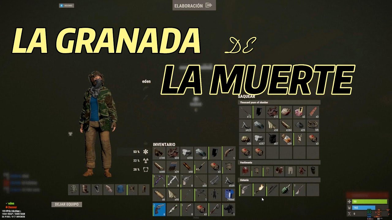 Como conseguir arma rápido en Rust - YouTube