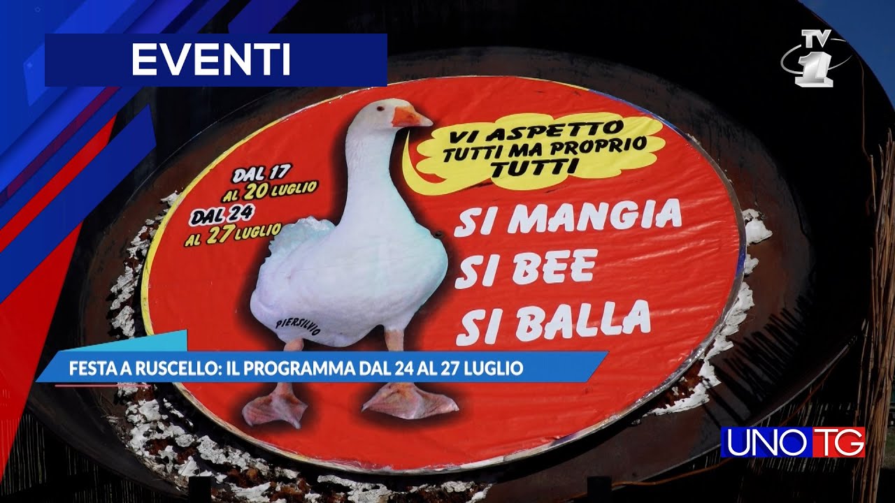 Festa a Ruscello: il programma dal 24 al 27 Luglio - YouTube