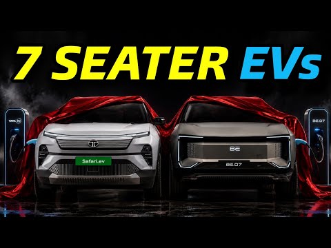Tata Safari EV & Mahindra BE.07 ⚡ 2 Big 7-Seater EVs Launching Soon! Full Details 🔥
