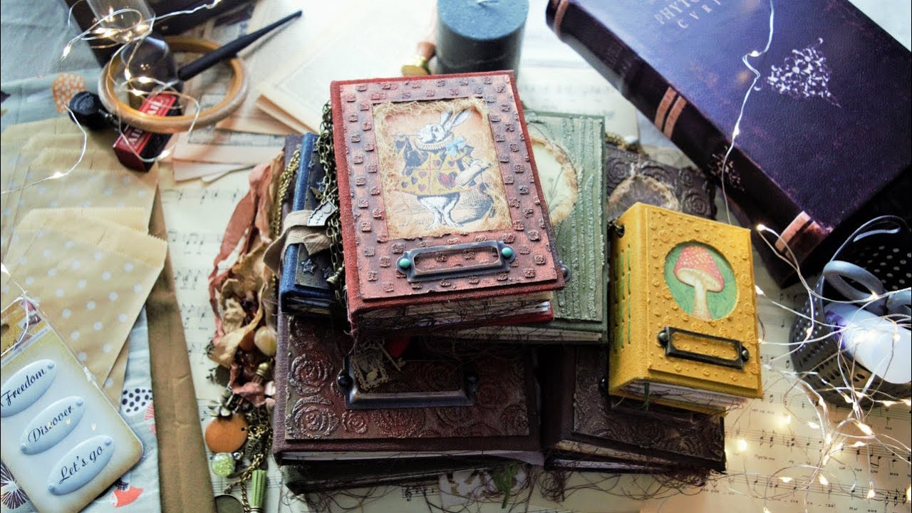 Junk Journal Collection | Eight Mixed Media Journals - YouTube