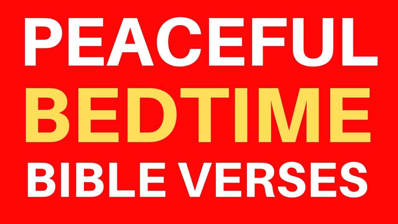 10 Bible Verses About Bedtime | Get Encouraged - YouTube