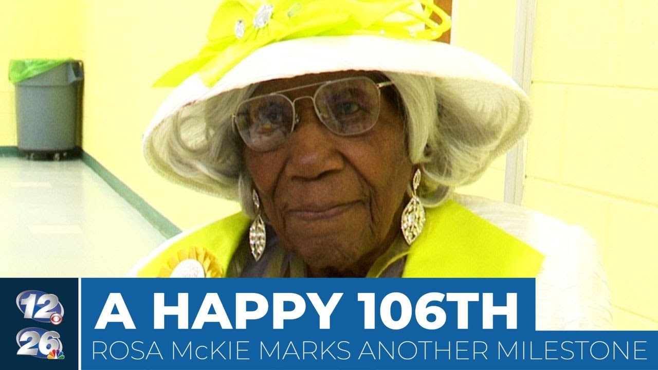 Rosa McKie marls 106 years with a dance - YouTube
