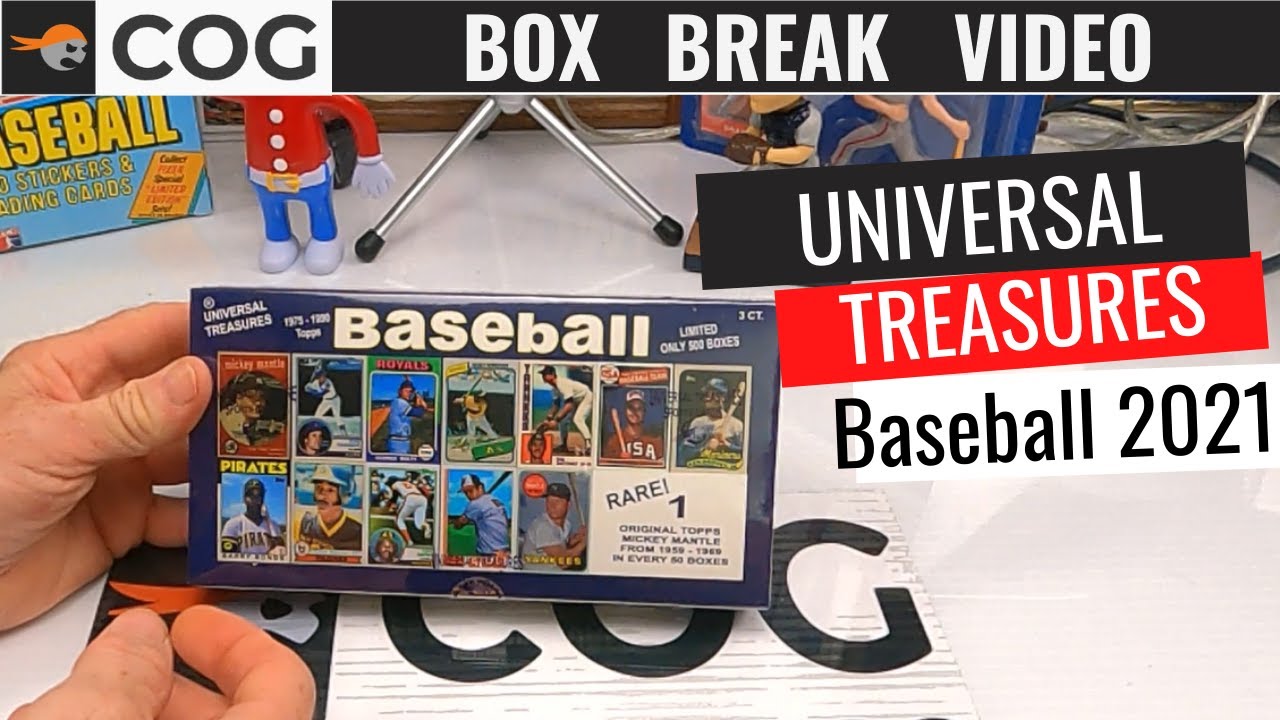 2021 Universal Treasures Baseball Chase Box - YouTube