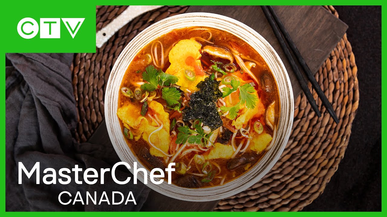 30-Min Meals: Veronica's One-Pot Tomato Egg Noodle Soup | MasterChef ...