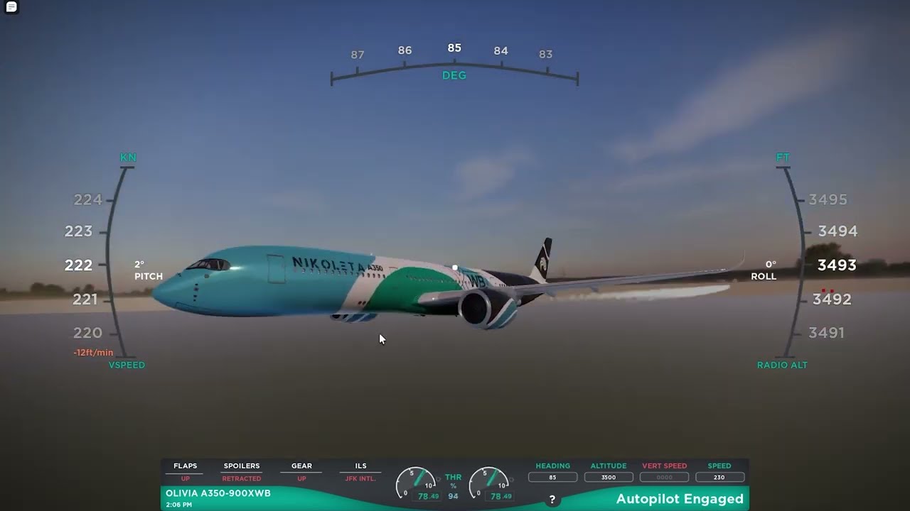 Nikoleta | A350 Update Progress | Autopilot - YouTube