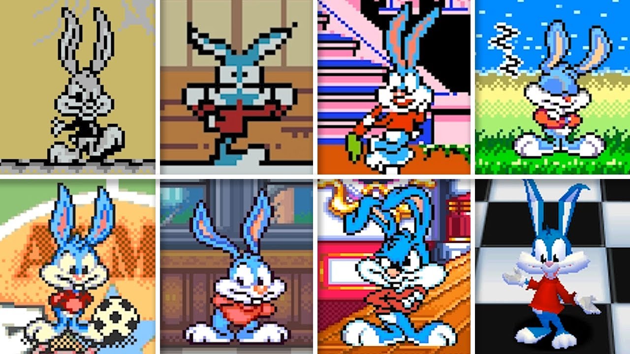 Evolution Of Tiny Toon Adventures Games Idle Animations - YouTube