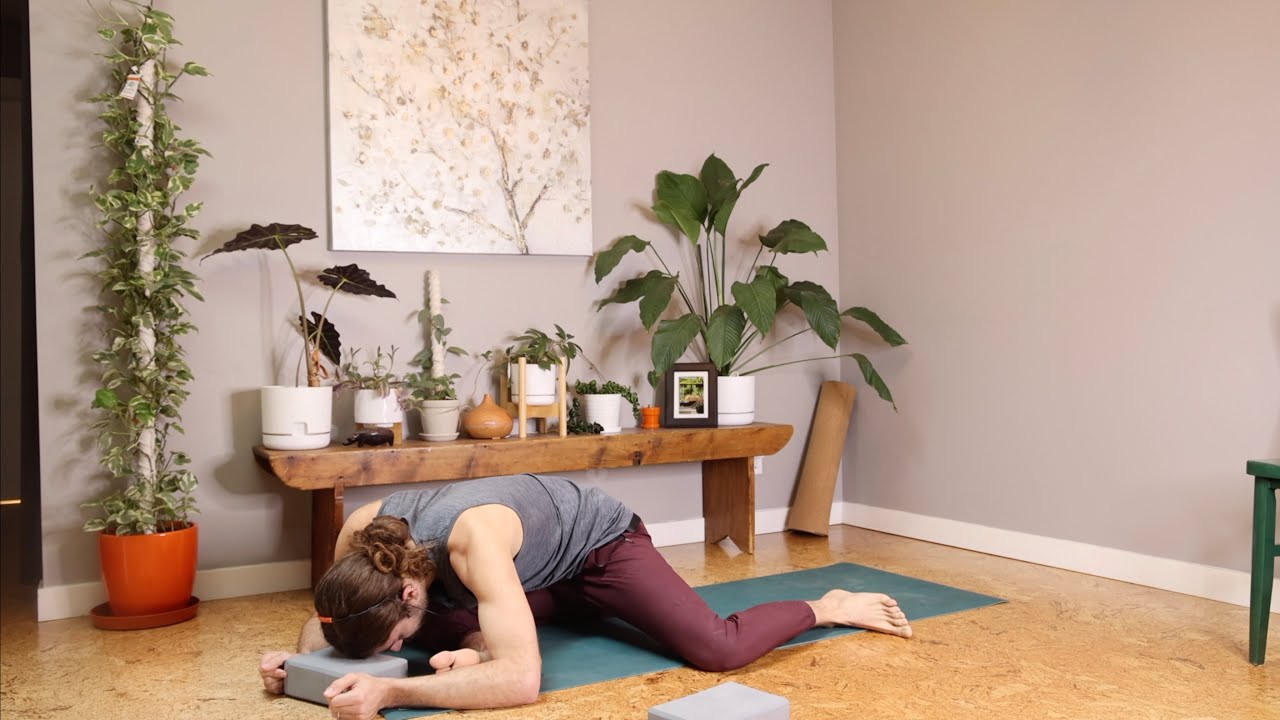 Yin Series: Refresh the hips with deer pose - YouTube