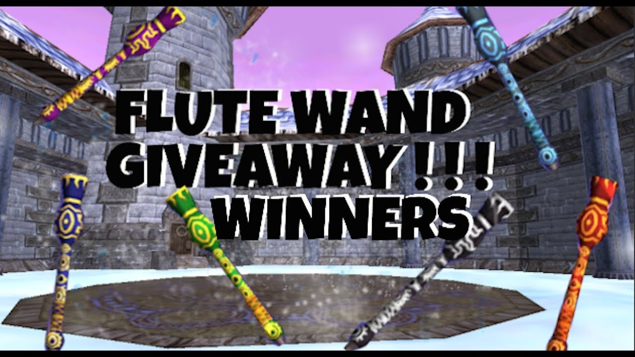 Wizard101: Flute Wand Winners! - YouTube