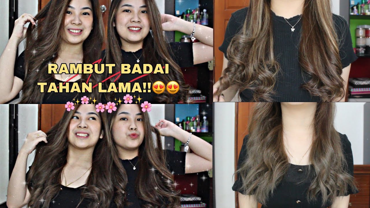 TUTORIAL CATOK RAMBUT BADAI | How I Curl My Hair [Bahasa Indonesia ...
