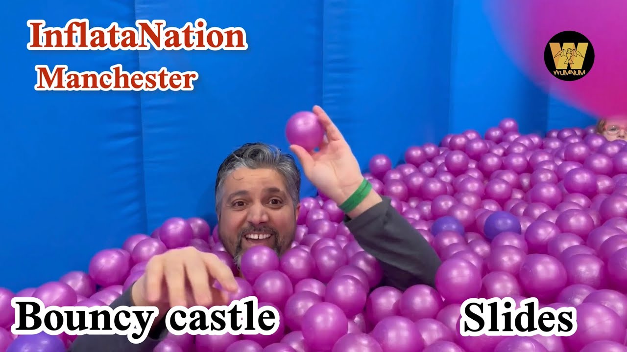 A visit to InflataNation in Manchester|bouncy castle|slides - YouTube