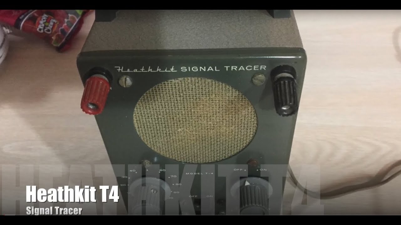 Heathkit Repair - Visual Aural Signal Tracer model T-4 Part 1 of 5 ...