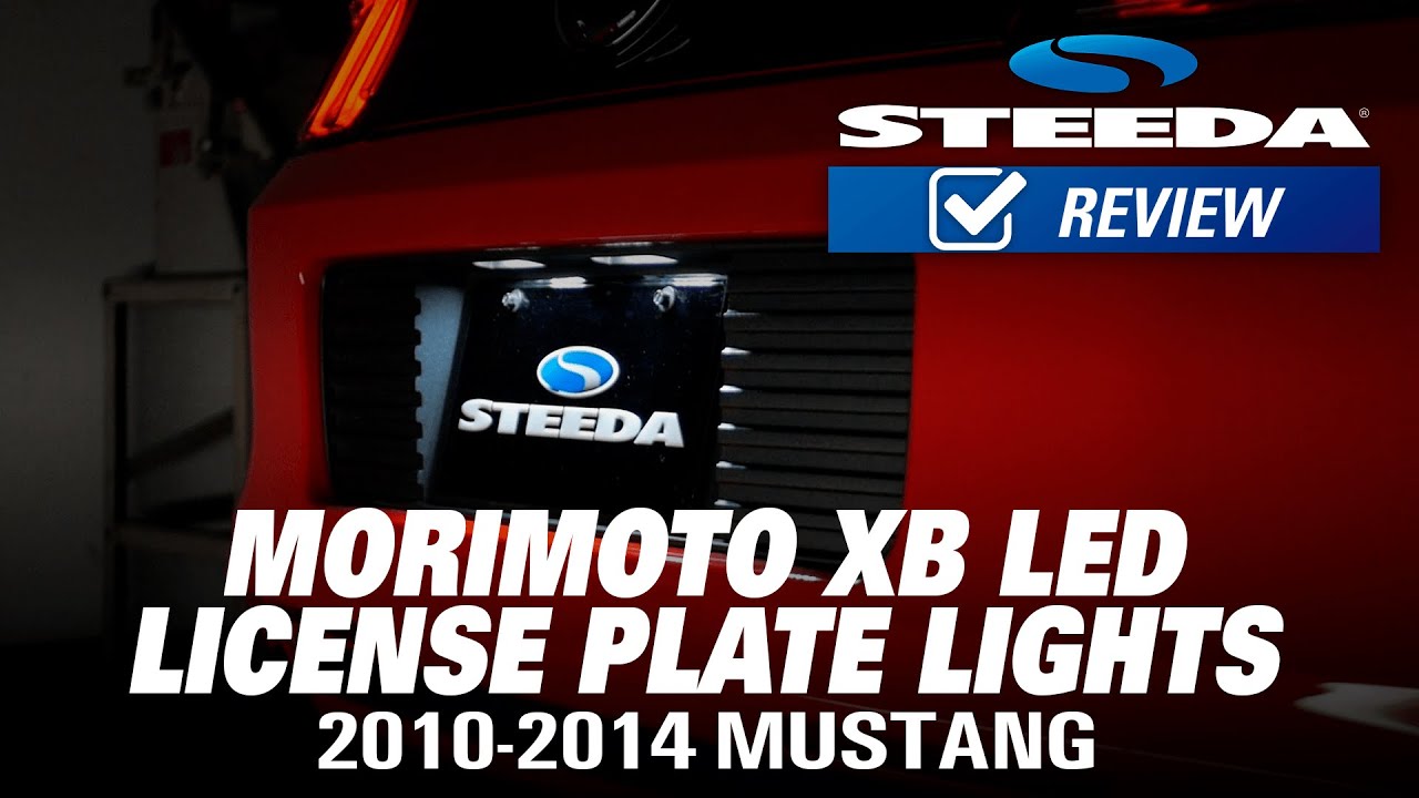 2010-2014 Mustang Morimoto XB LED License Plate Lights | Steeda Review ...