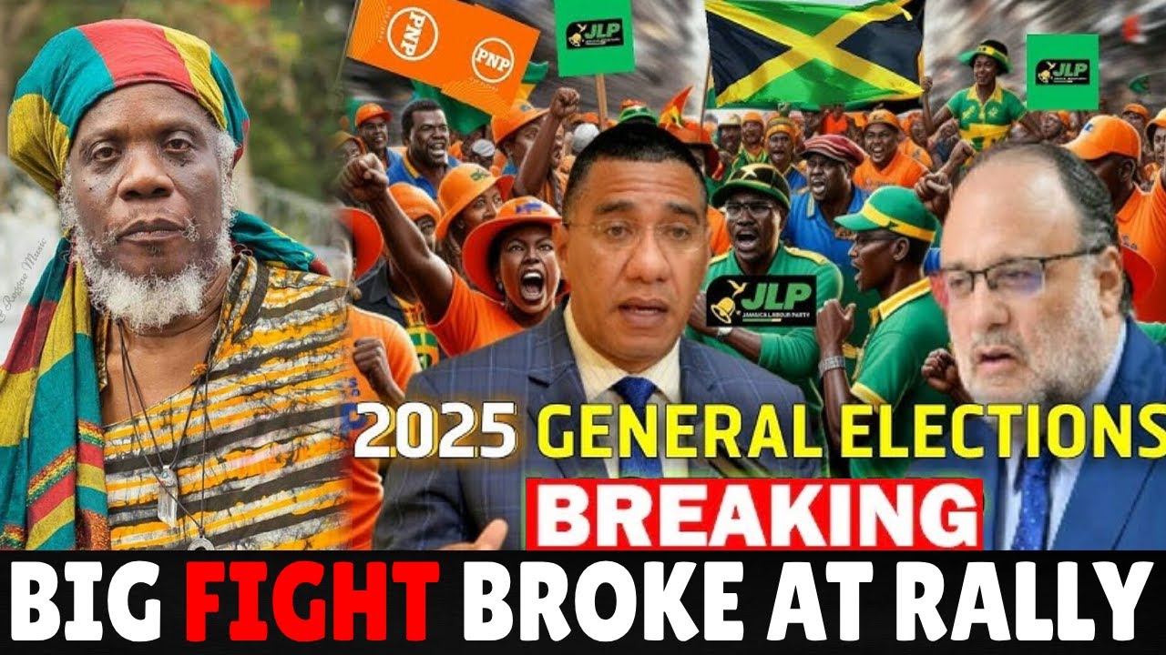Mutabaruka Big FIGHT At JLP Rally | Andrew Holness Speak Out | BAX DOWN ...