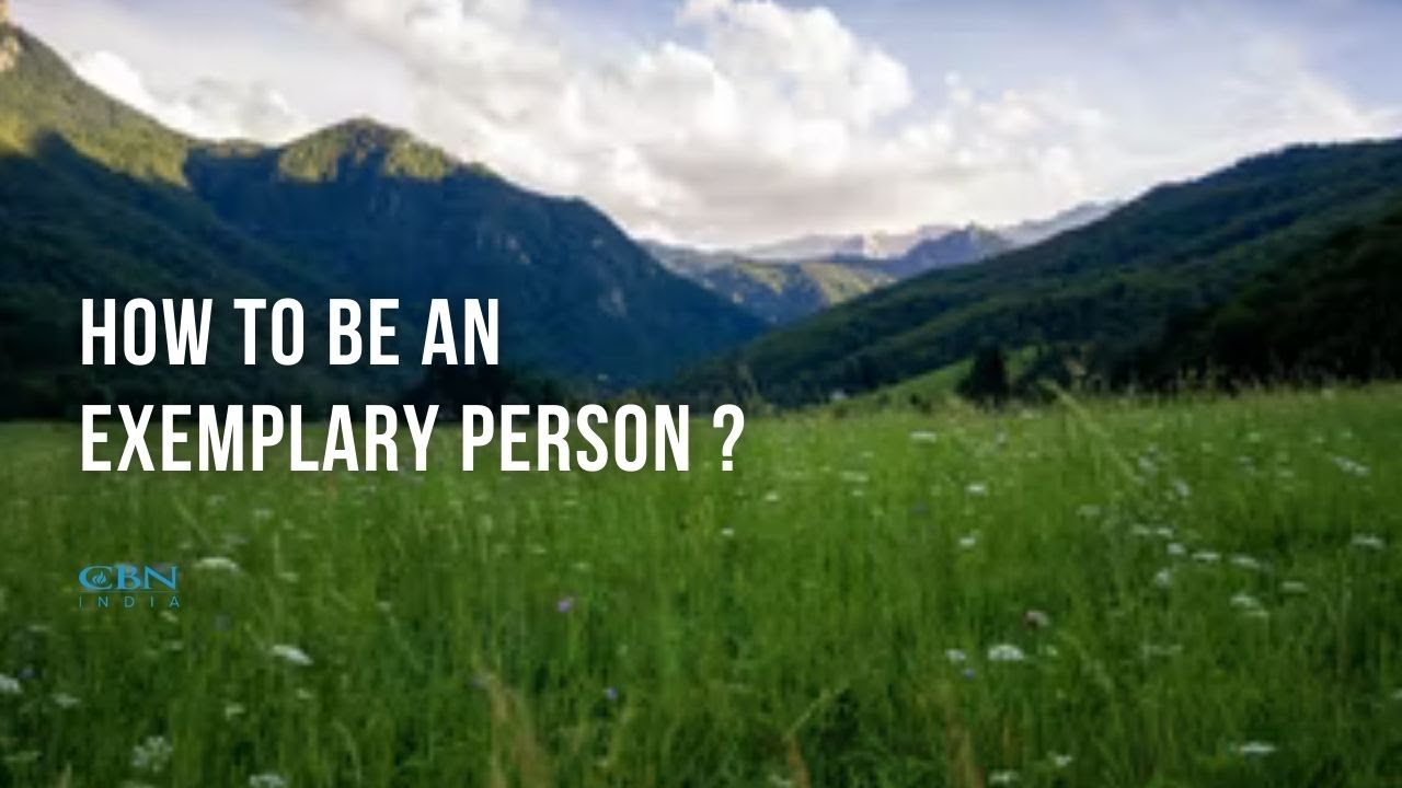 How to be an exemplary person ? | English - YouTube