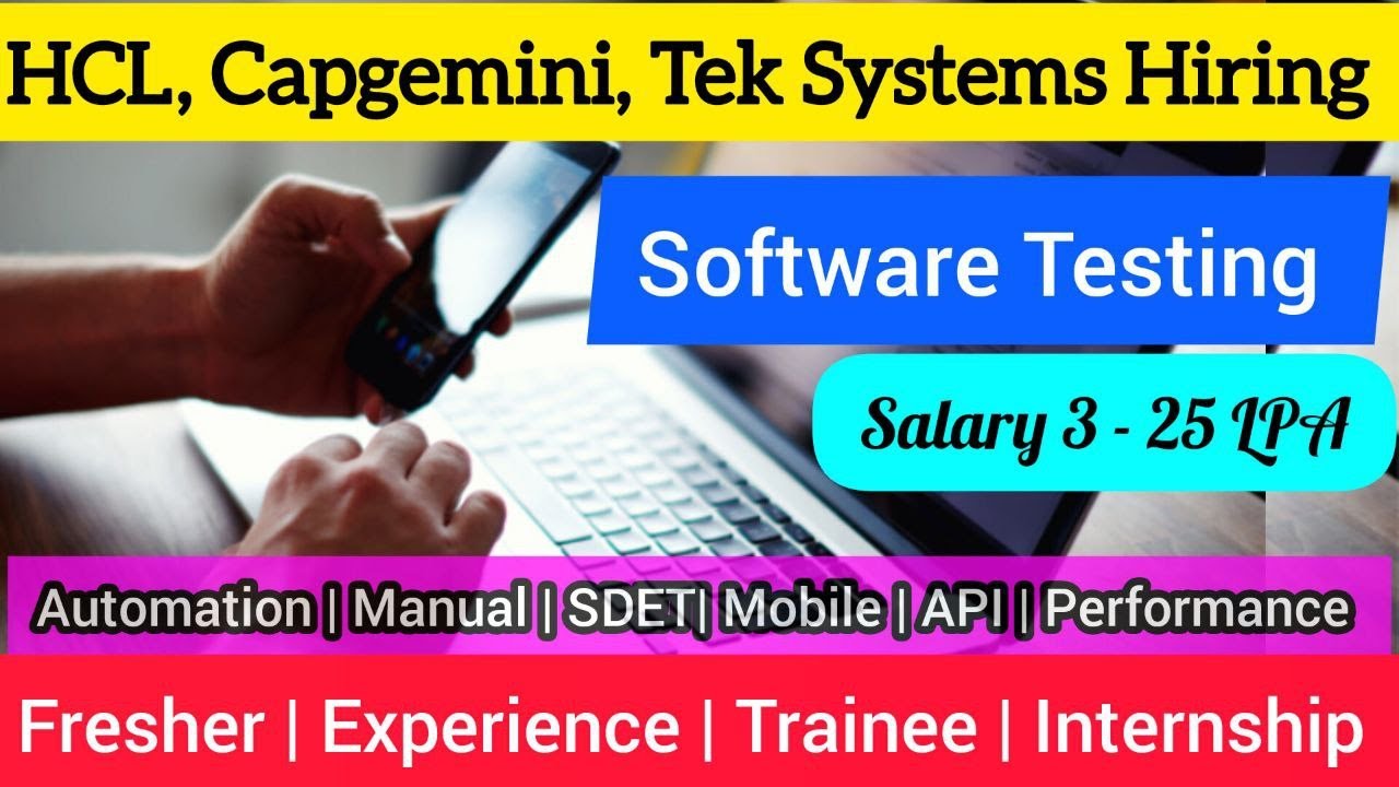 Software Testing Jobs for Freshers and Experienced | #remotejobs2023 # ...
