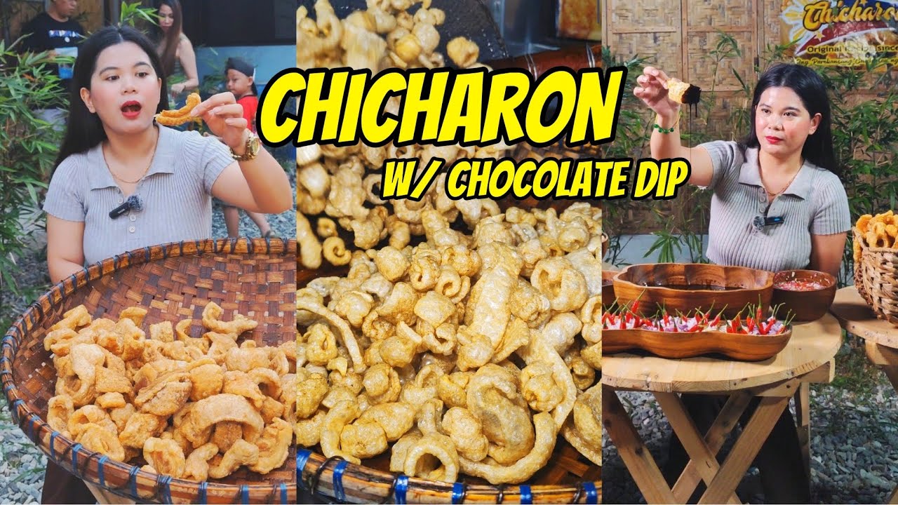 ICONIC CHICHARON WITH CHOCOLATE DIP - YouTube