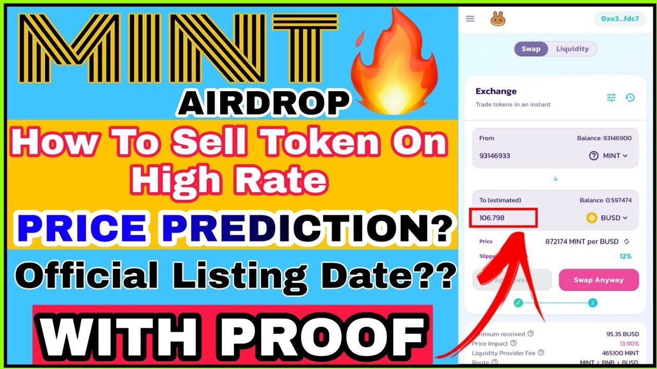 Mint Airdrop Withdrawal Update | Listing Date And Profit With Proof ...