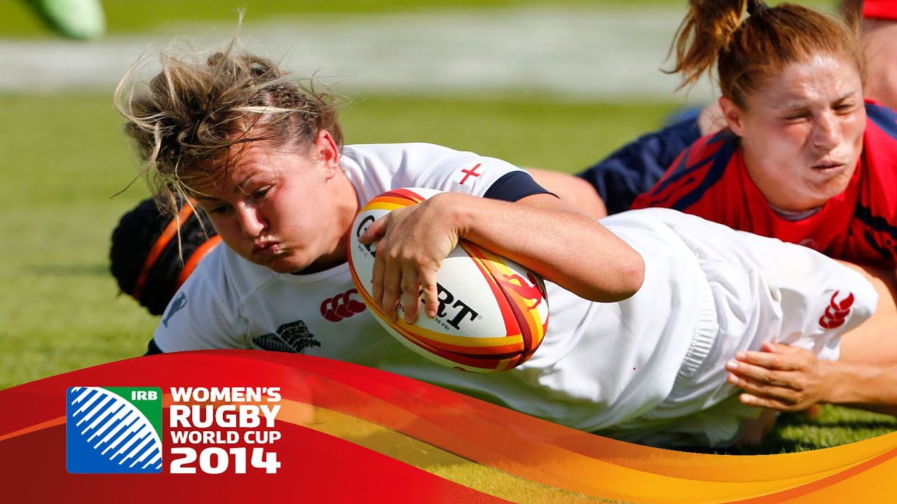 [HIGHLIGHTS] England 45-5 Spain at Women's Rugby World Cup - YouTube