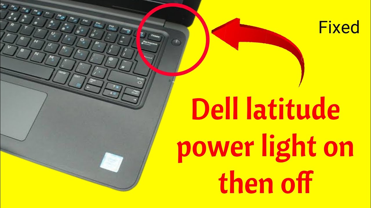 Dell Latitude E5450 Laptop On Off Problem || Dell latitude power light ...