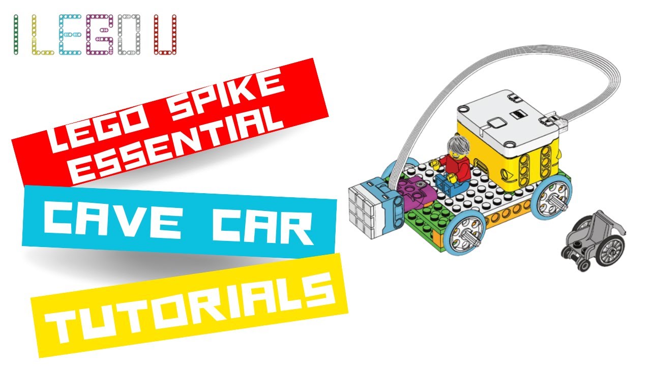 LEGO SPIKE ESSENTIAL CAVE CAR Building Instructions - LEGO CAVE CAR ...