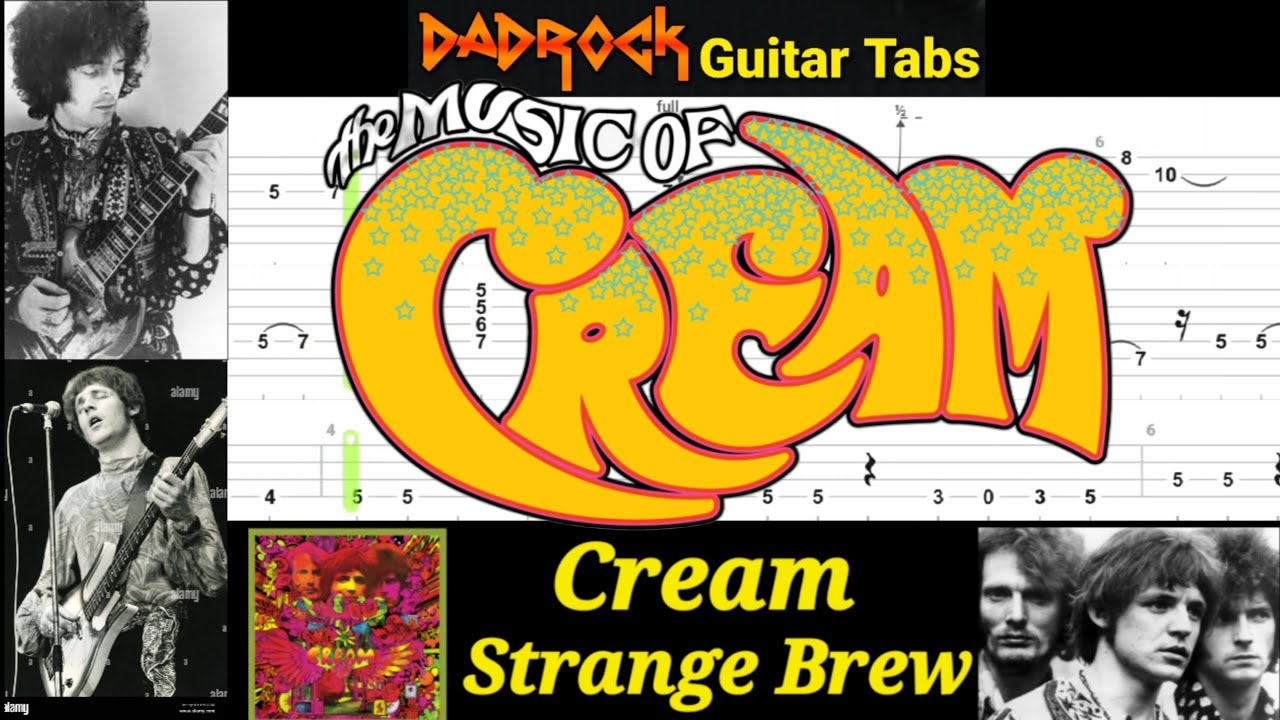 Strange Brew - Cream - Guitar + Bass TABS Lesson - YouTube